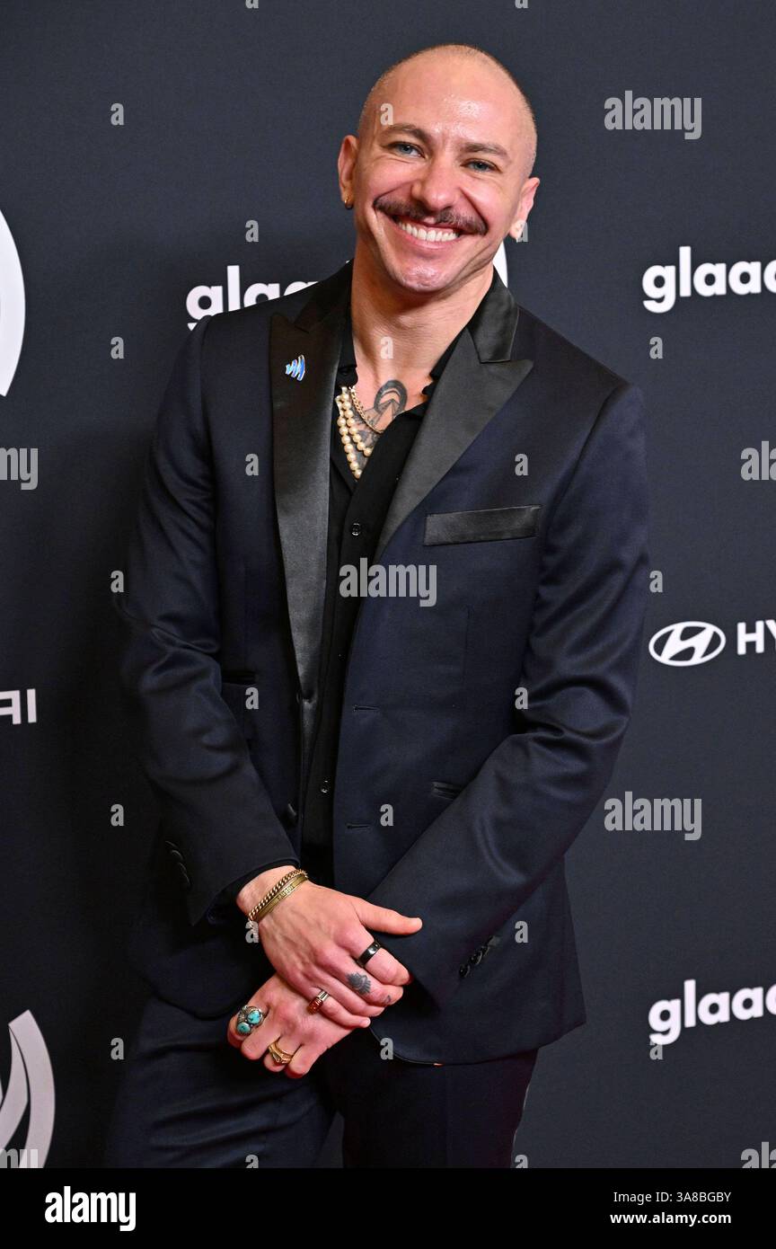Shane Diamond bei der 36. Verleihung der GLAAD Media Awards 2025 im ...