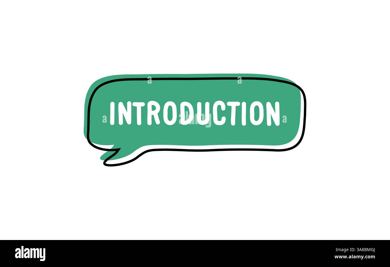 Introduction. Badge, icon, logo vector design illustration on white background Stock Vector ...