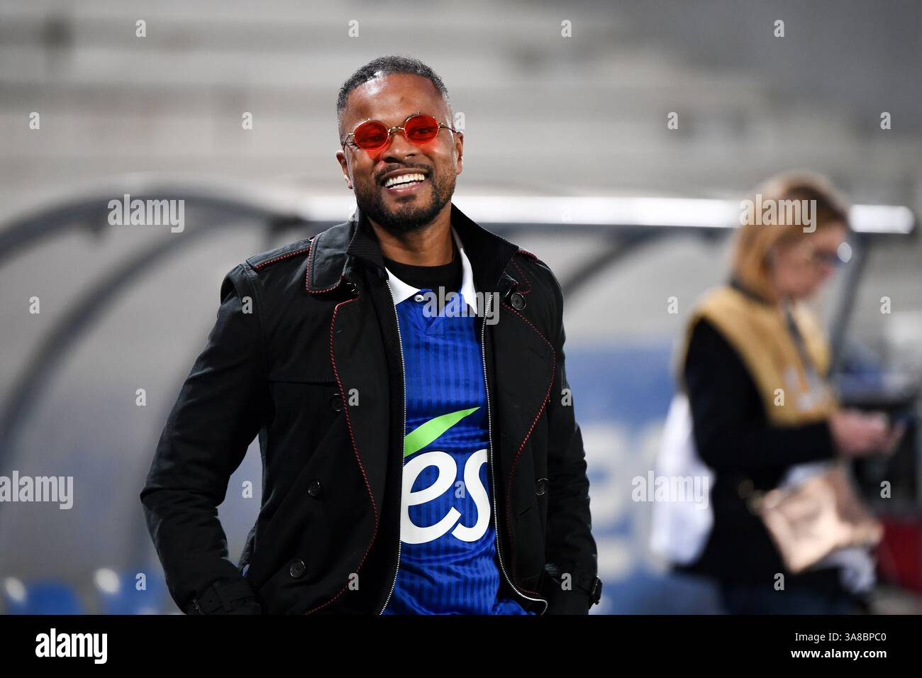Patrice EVRA during the Ligue 1 MacDonald's match between Strasbourg ...