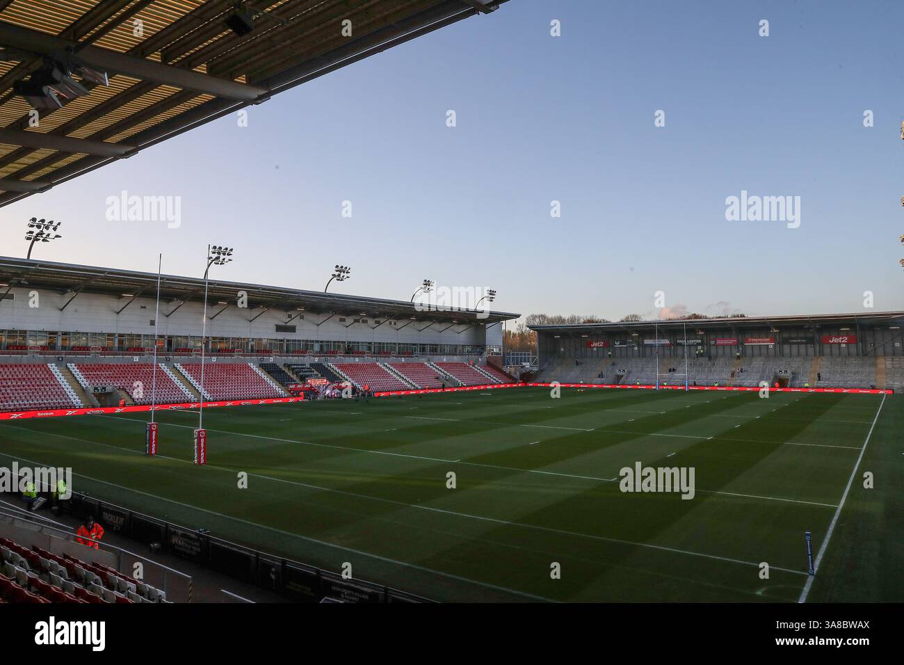 Leigh, UK. 28th Mar, 2025. A general view inside of Leigh Sports ...