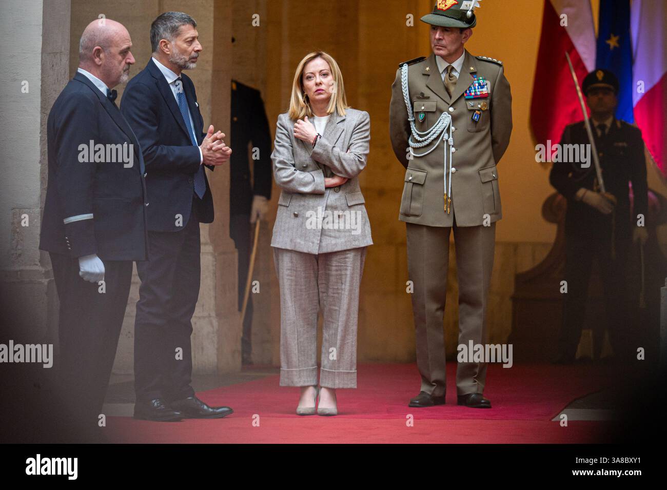 Italian prime minister giorgia meloni hi-res stock photography and ...