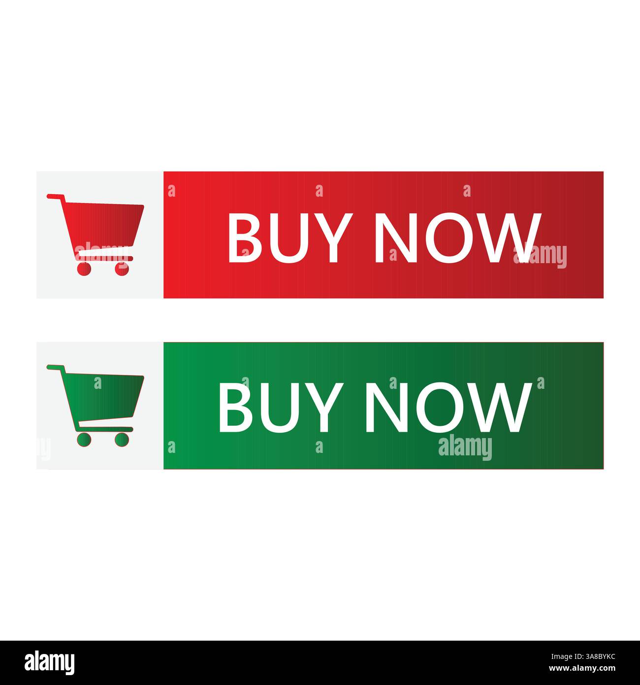 Buy Now Buttons In Red And Green On White Background Stock Vector Image ...