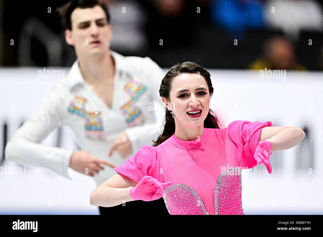 Chelsea VERHAEGH & Sherim VAN GEFFEN (NED), during Ice Dance Rhythm ...