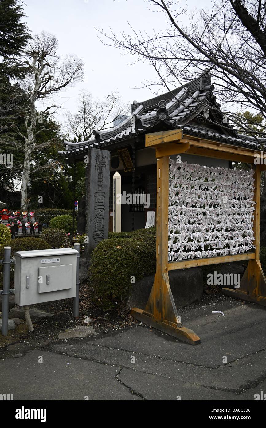 Zojo-ji Temple and Tokyo Tower in Tokyo, Japan – traditional Buddhist ...