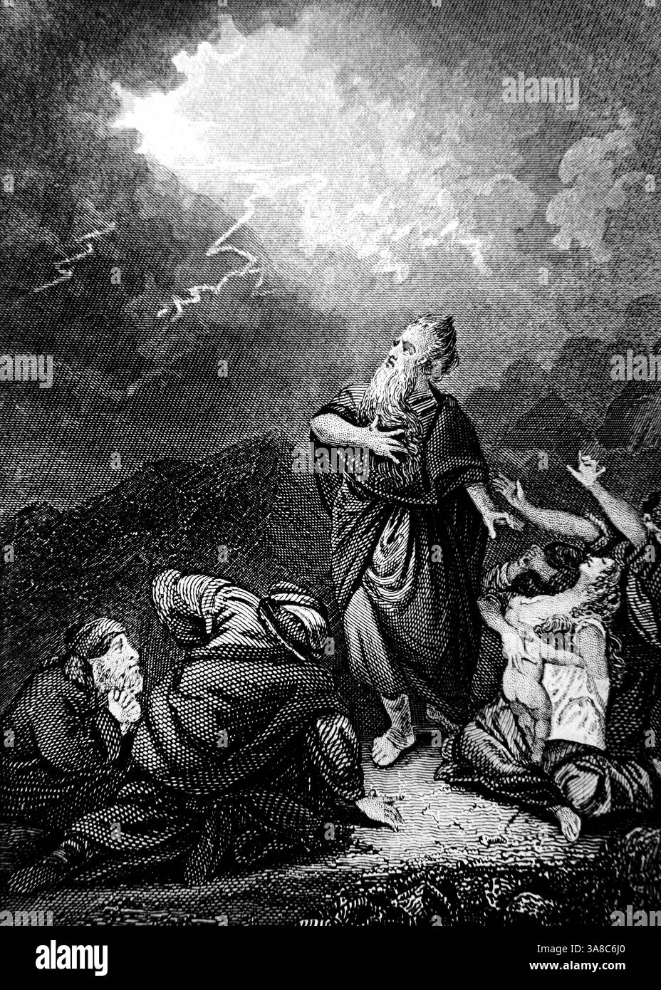 God's Charge to Moses (Exodus) The Lord Descended to Mount Sinai and ...