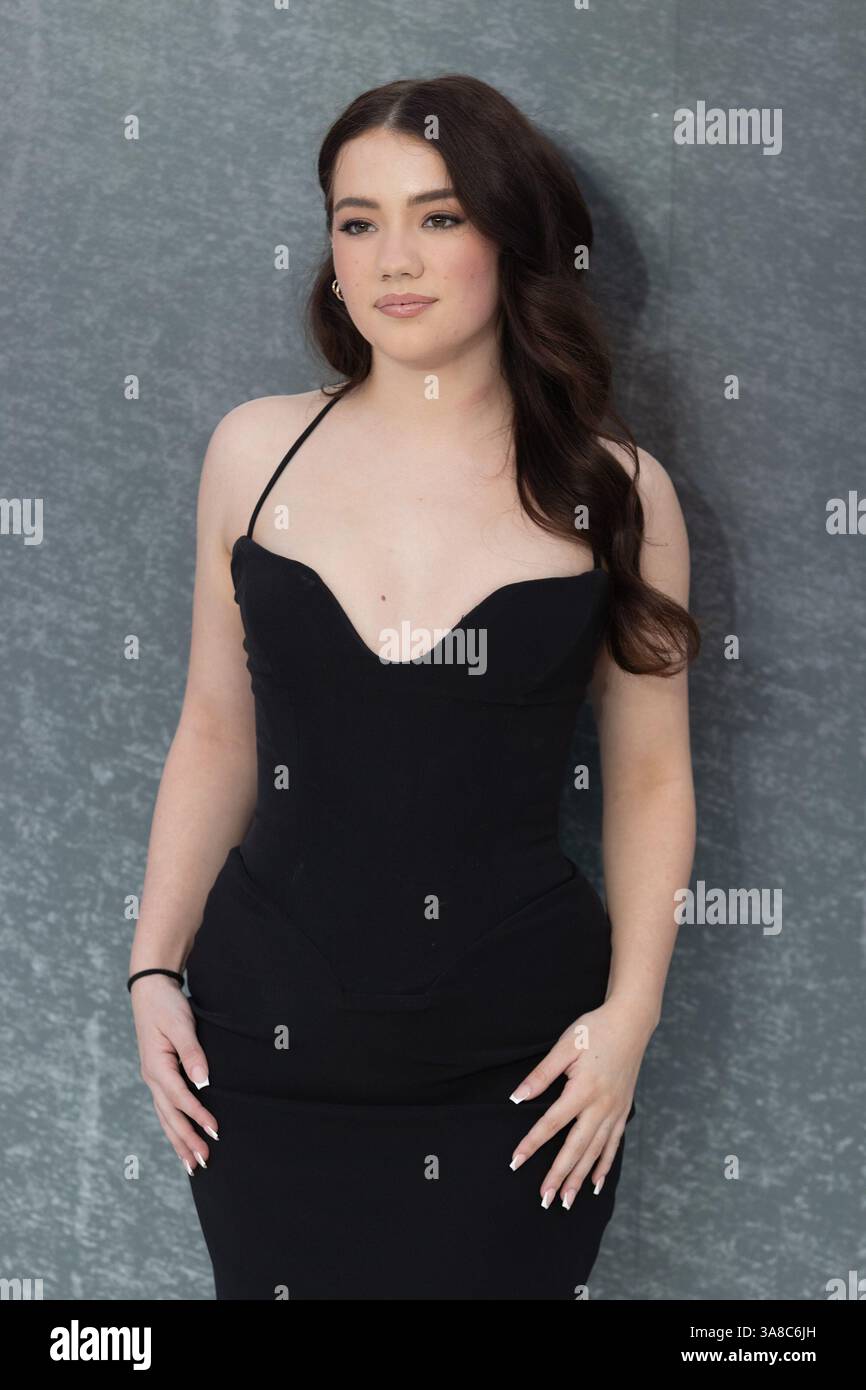 London, UK. 27 March, 2025. Teddie Allen attend the "MobLand" Global ...