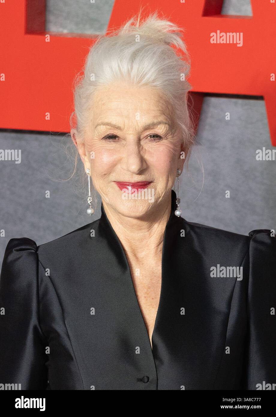 London, UK. 27 March, 2025. Helen Mirren attends the "MobLand" Global ...