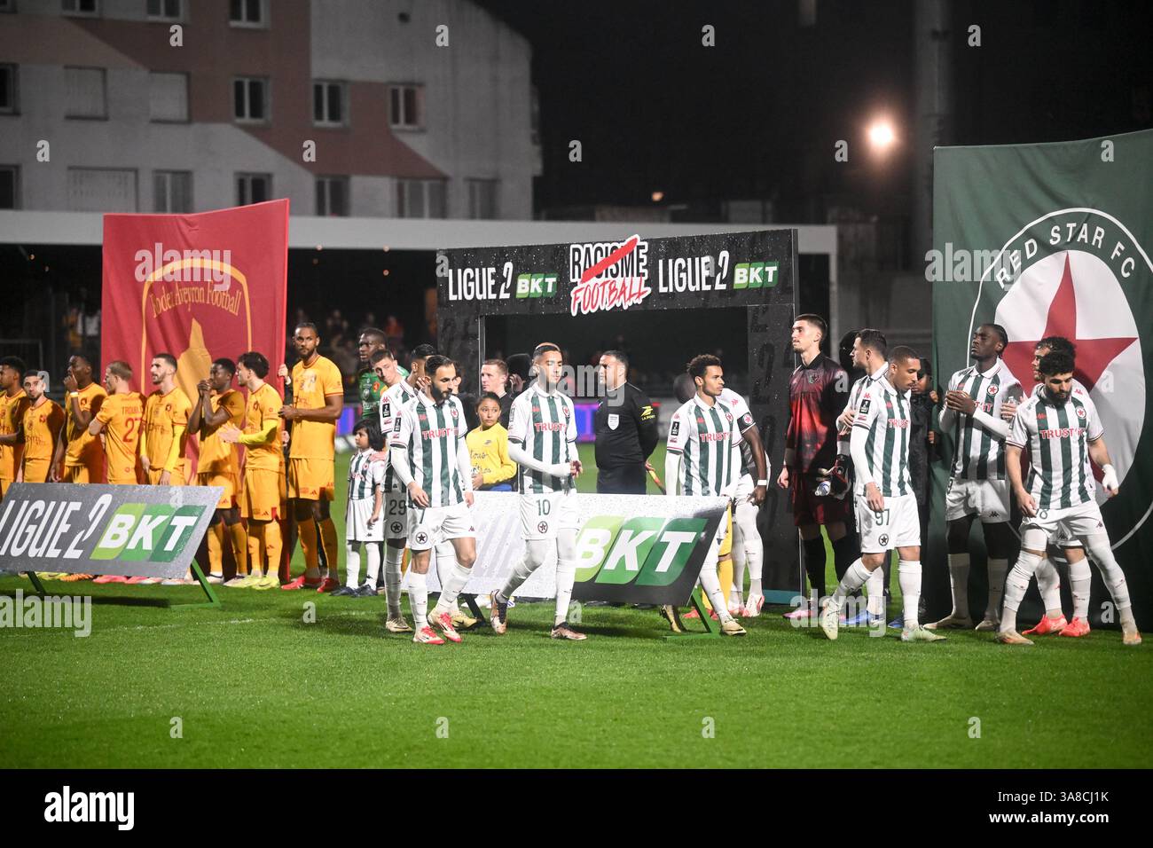 Equipe de football de Rodez RAF - Equipe de football du Red Star during ...