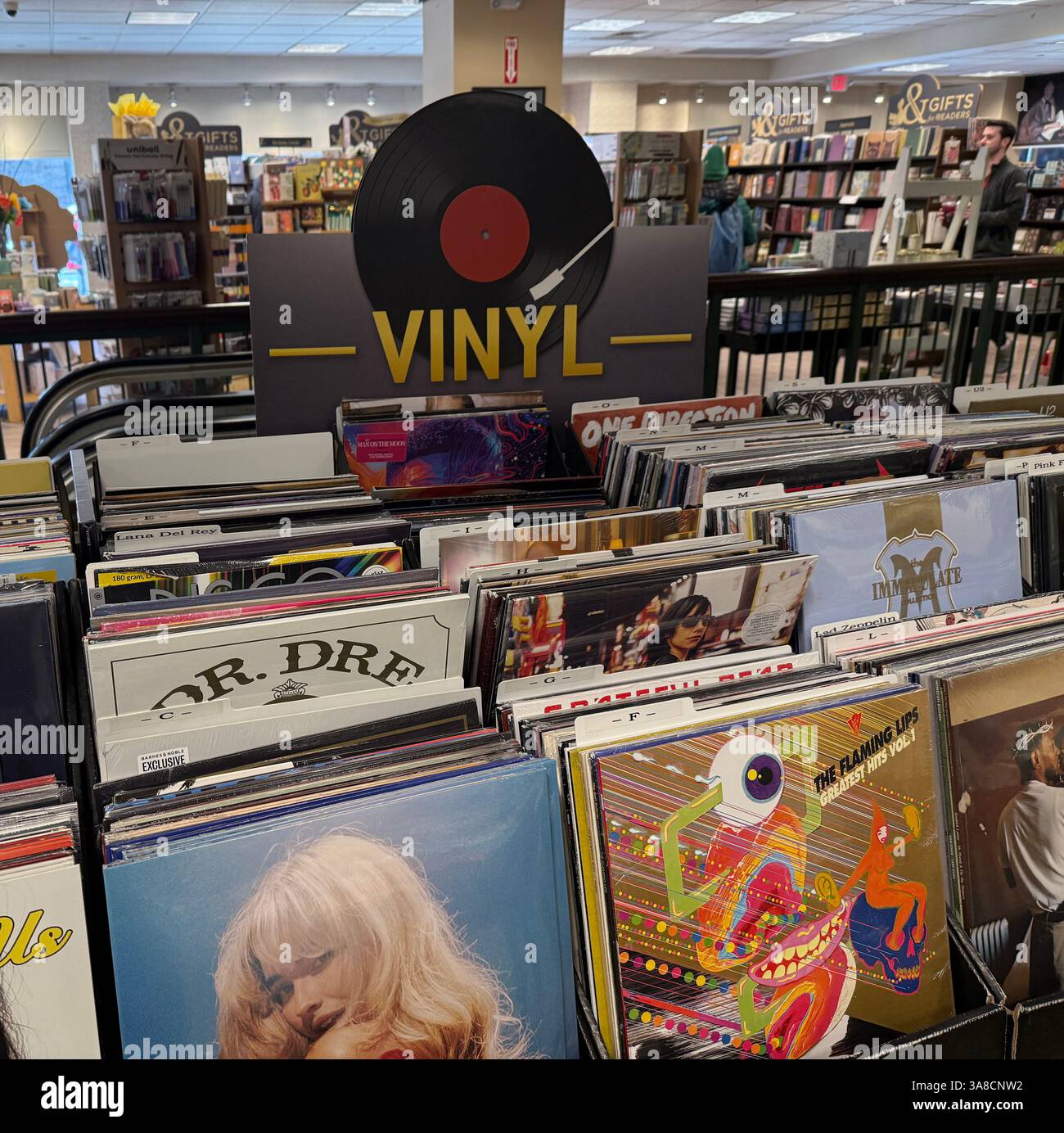 As seen at this Barnes & Noble Bookstore vinyl (records) has made a ...