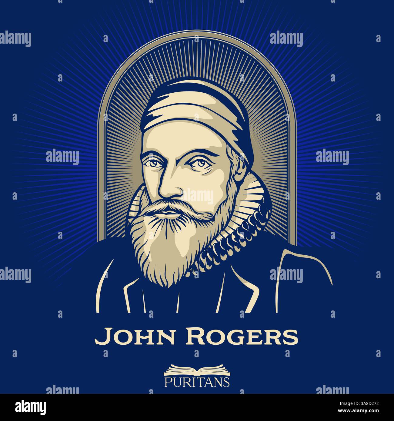 John Rogers (1570-1636) was an English Puritan clergyman and preacher Stock Vector Image & Art ...