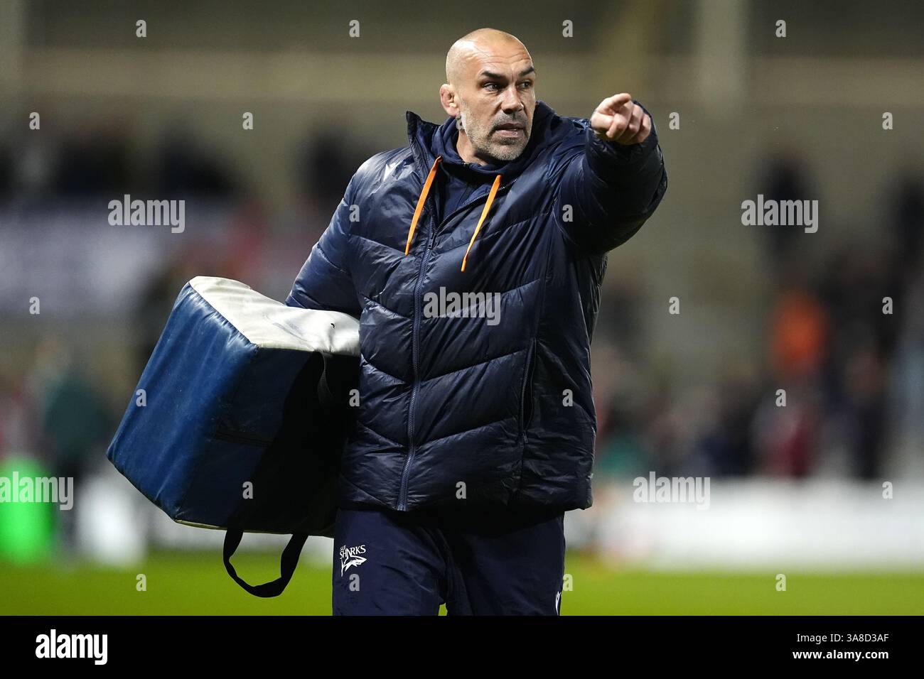 Sale Sharks Director of Rugby Alex Sanderson before the Gallagher ...