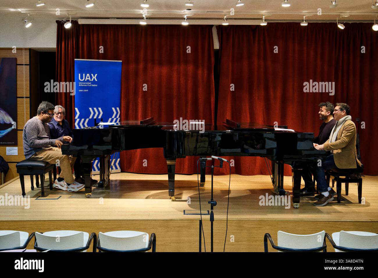 University Alfonso X El Sabio, Madrid, Spain. 28th Mar, 2025. Rehearsal ...