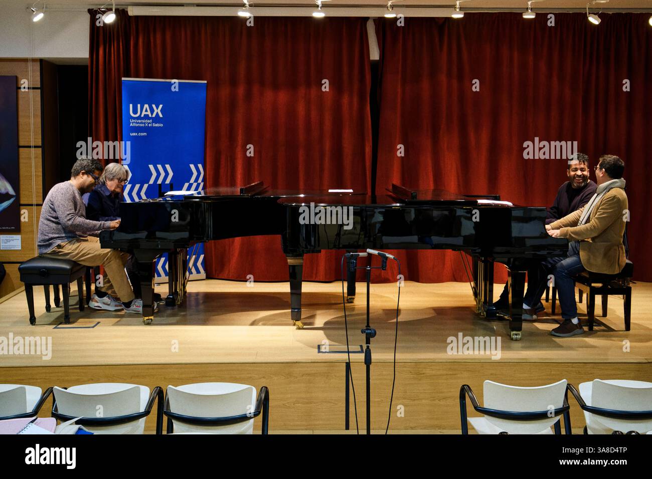 University Alfonso X El Sabio, Madrid, Spain. 28th Mar, 2025. Rehearsal ...