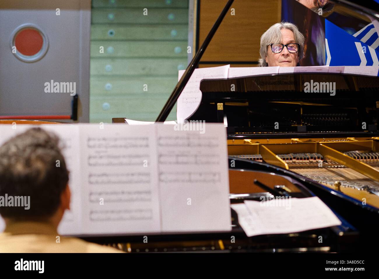University Alfonso X El Sabio, Madrid, Spain. 28th Mar, 2025. Rehearsal ...