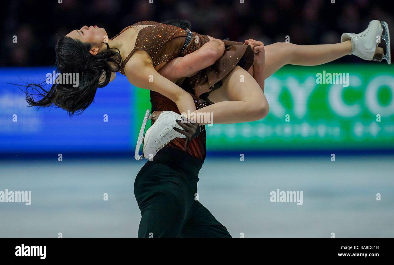 Boston, United States. 28th Mar, 2025. Hannah Lim and Ye Quan of South ...