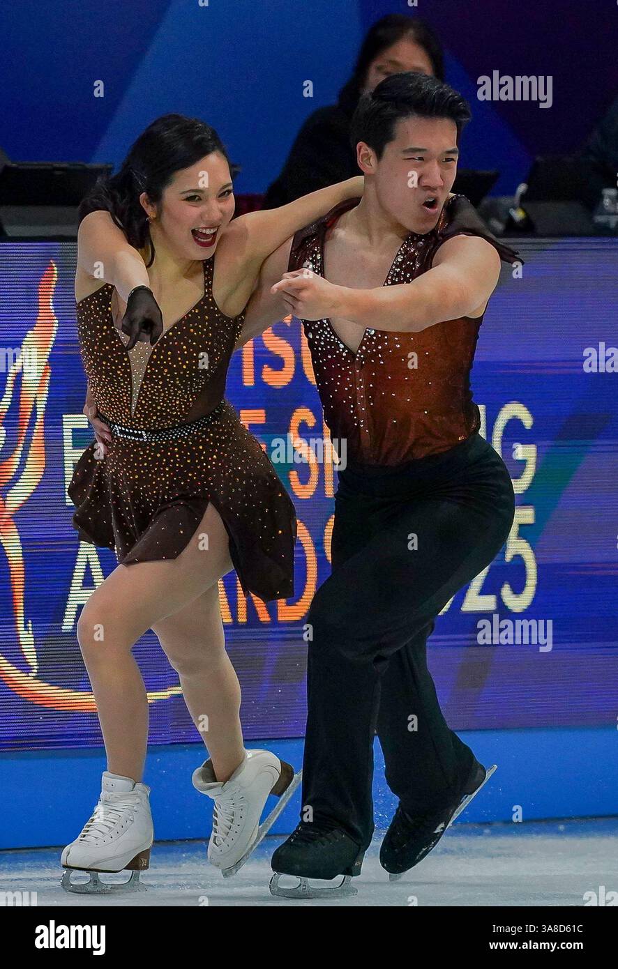 Boston, United States. 28th Mar, 2025. Hannah Lim and Ye Quan of South ...