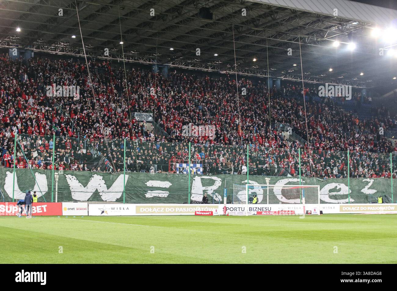 Krakow, Poland. 28th Mar, 2025. football 2024 2025 Betclic 1 Liga Wisla ...