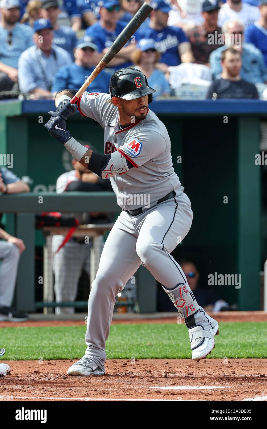 Kansas City, MO, USA. 27th Mar, 2025. Cleveland Guardians second ...