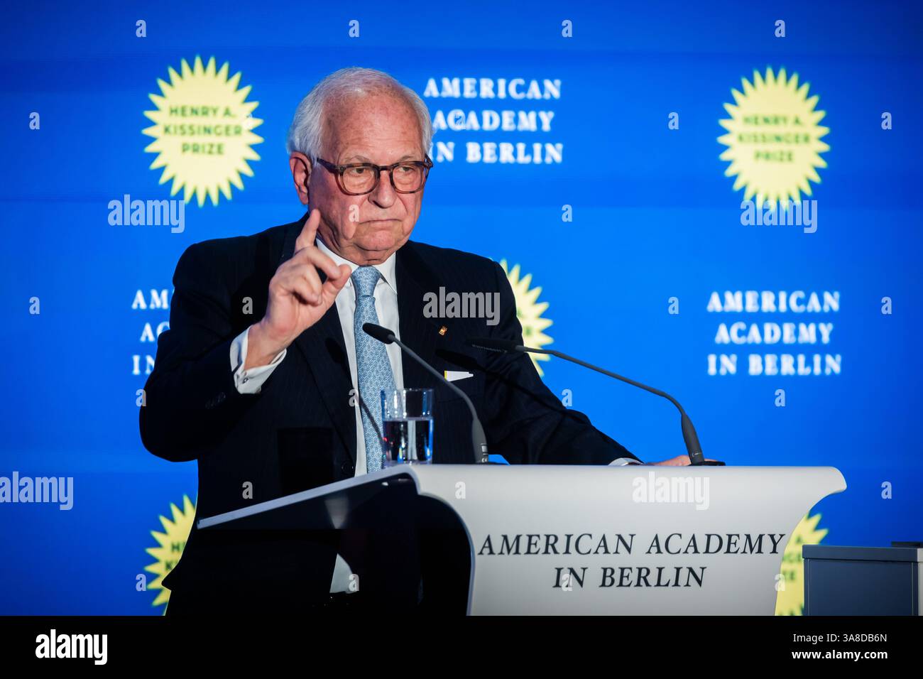 Berlin, Germany. 28th Mar, 2025. Wolfgang Ischinger, former Chairman of ...