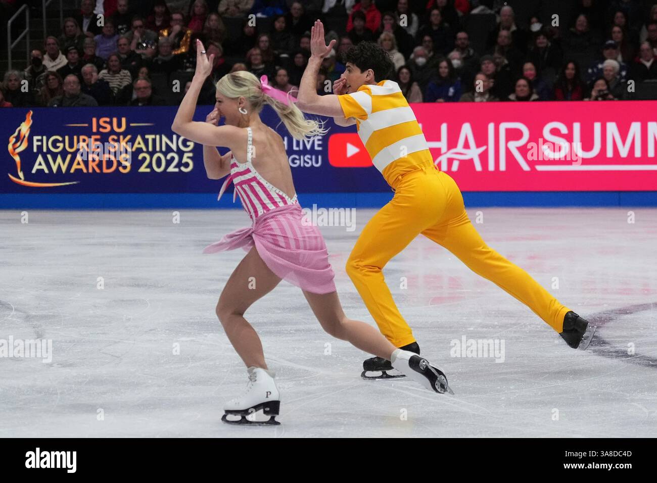Piper Gilles and Paul Poirier, of Canada, perform during the ice dance ...