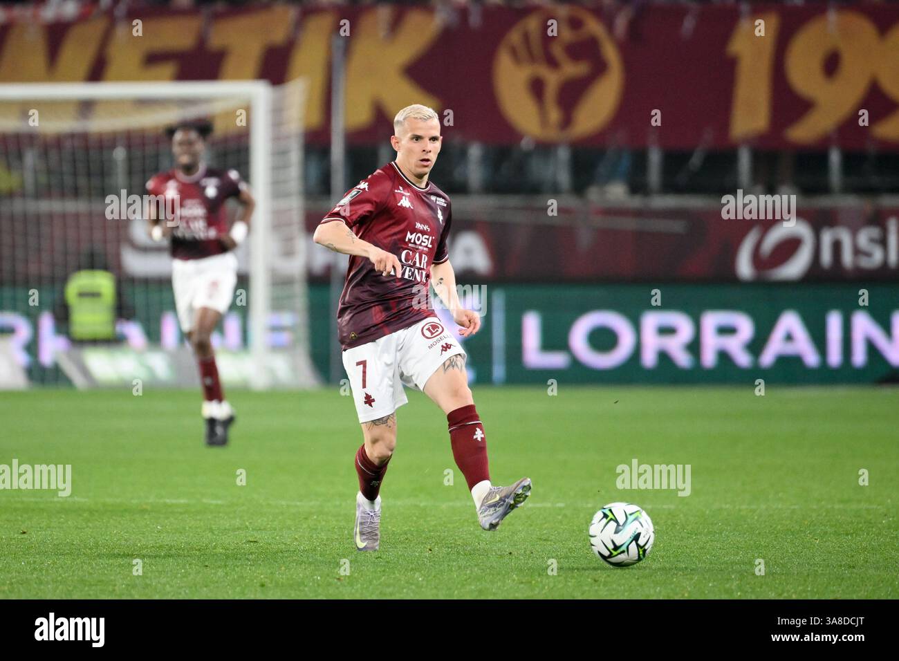 07 Gauthier HEIN (fcm) during the Ligue 2 BKT match between Metz and ...