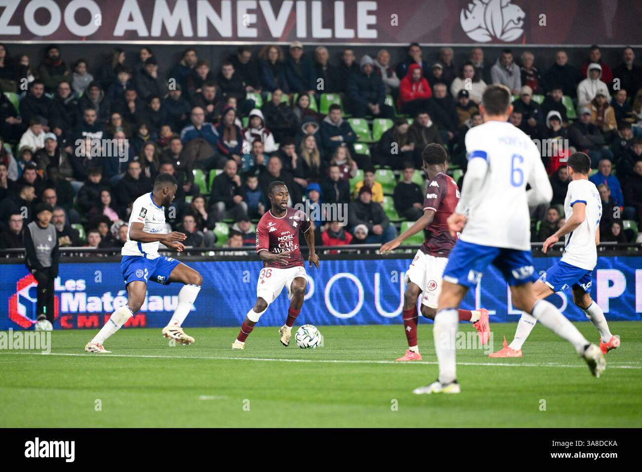 36 Ablie JALLOW (fcm) during the Ligue 2 BKT match between Metz and ...