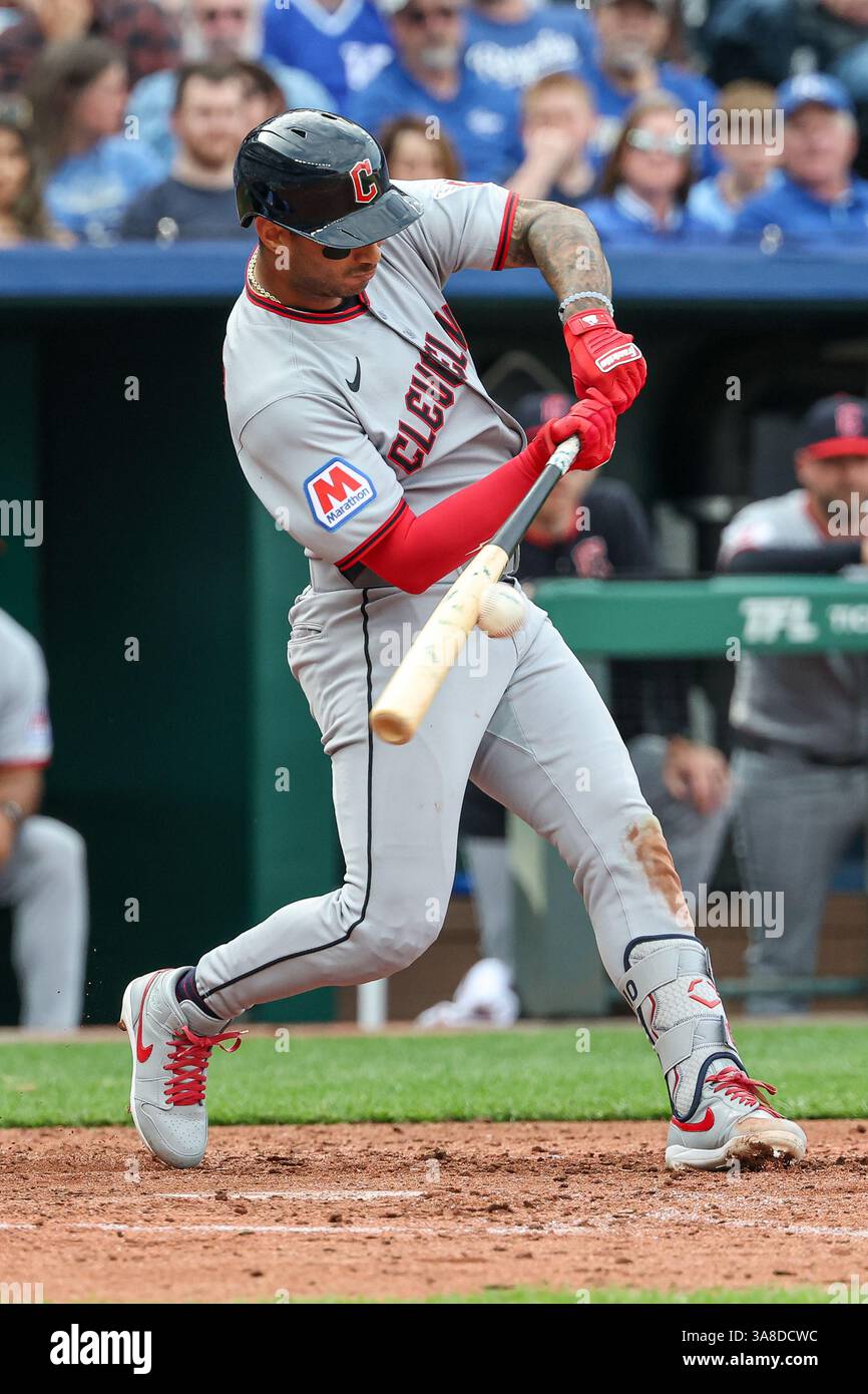 March 27, 2025: Cleveland Guardians shortstop Brayan Rocchio (4 ...