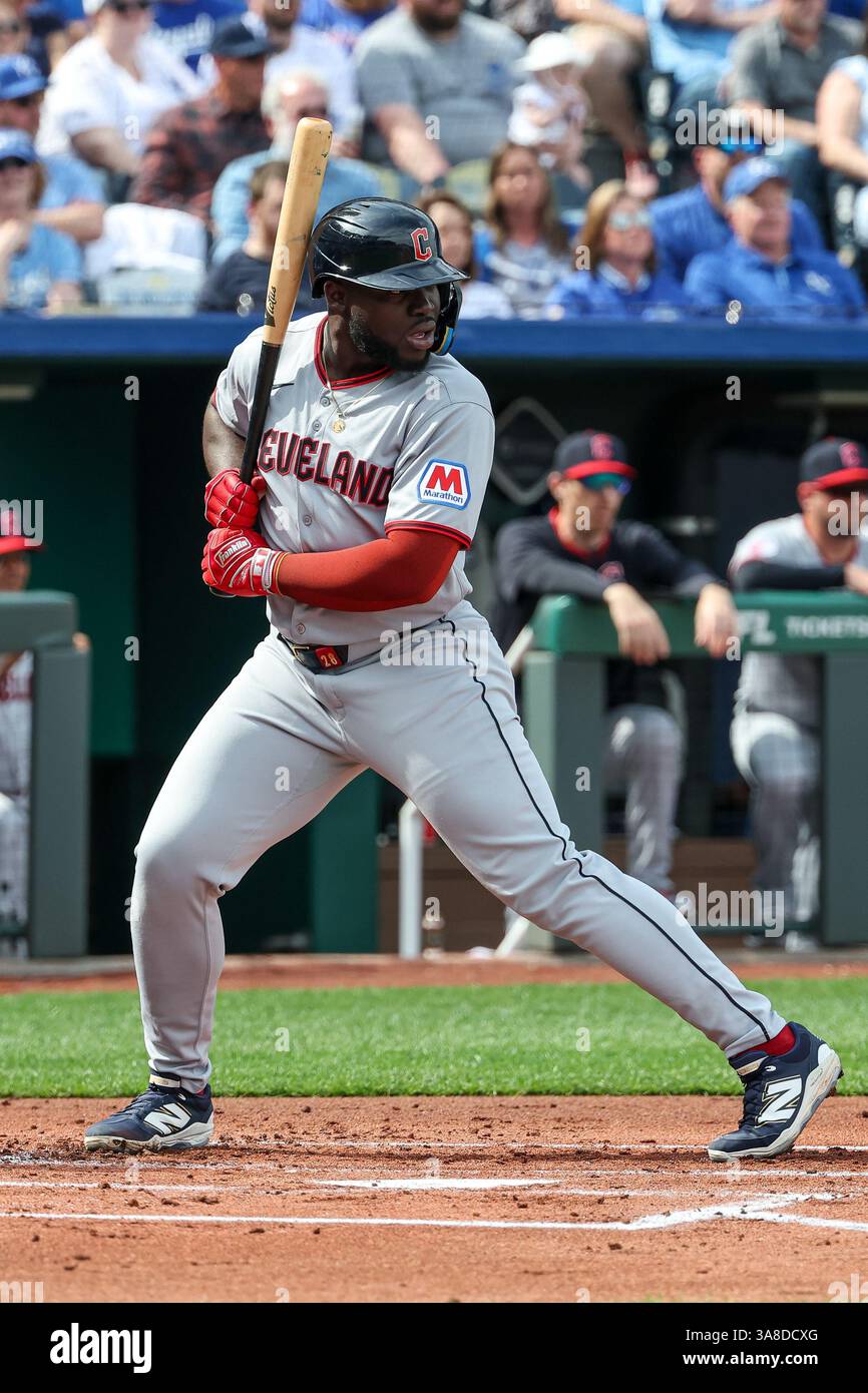 March 27, 2025: Cleveland Guardians right fielder Jhonkensy Noel (43 ...