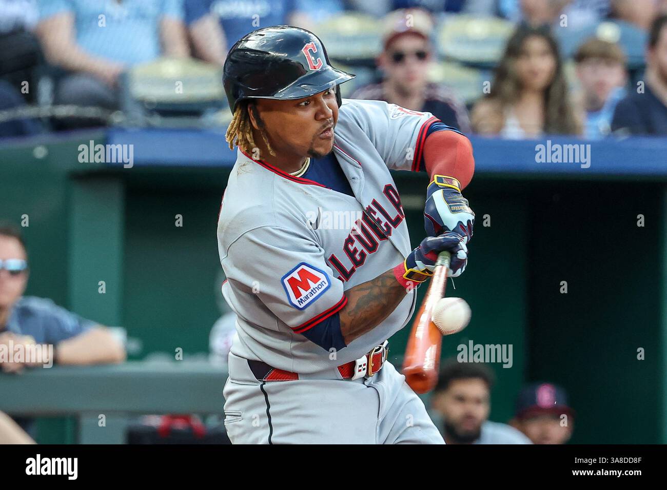 March 27, 2025: Cleveland Guardians third baseman Jose Ramirez (11 ...