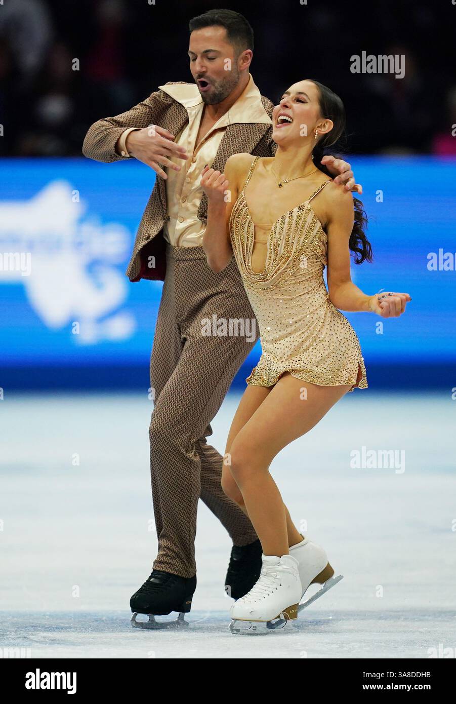 Boston, United States. 28th Mar, 2025. Lilah Fear and Lewis Gibson of ...