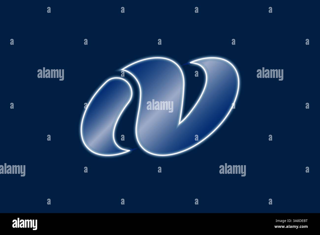 Official flag of Nagasaki. Prefecture in Japan. Illustration. Glow ...