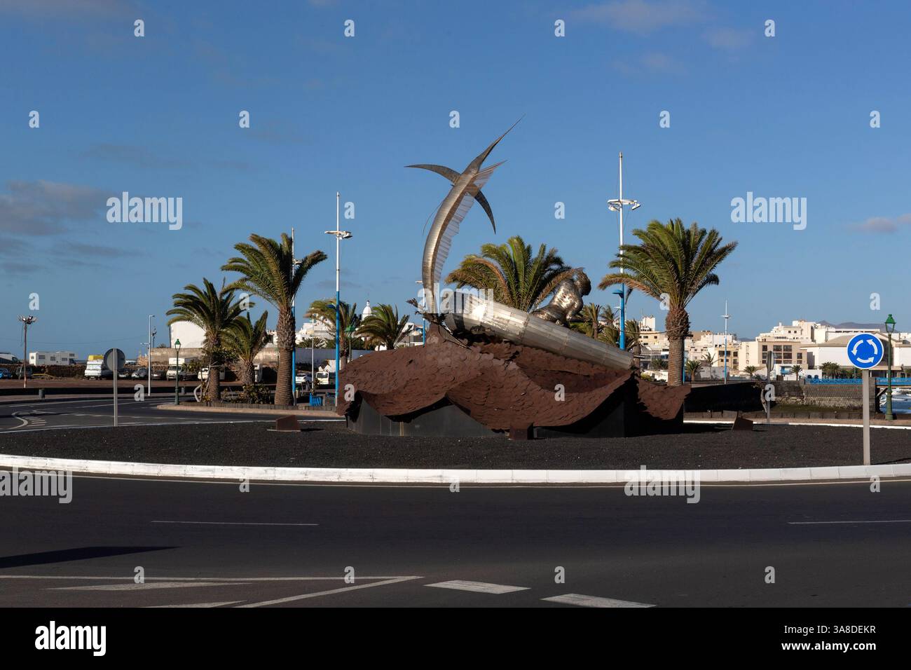ARRECIFE, LANZAROTE, CANARY ISLANDS - FEBRUARY 13, 2025: Old Man and ...