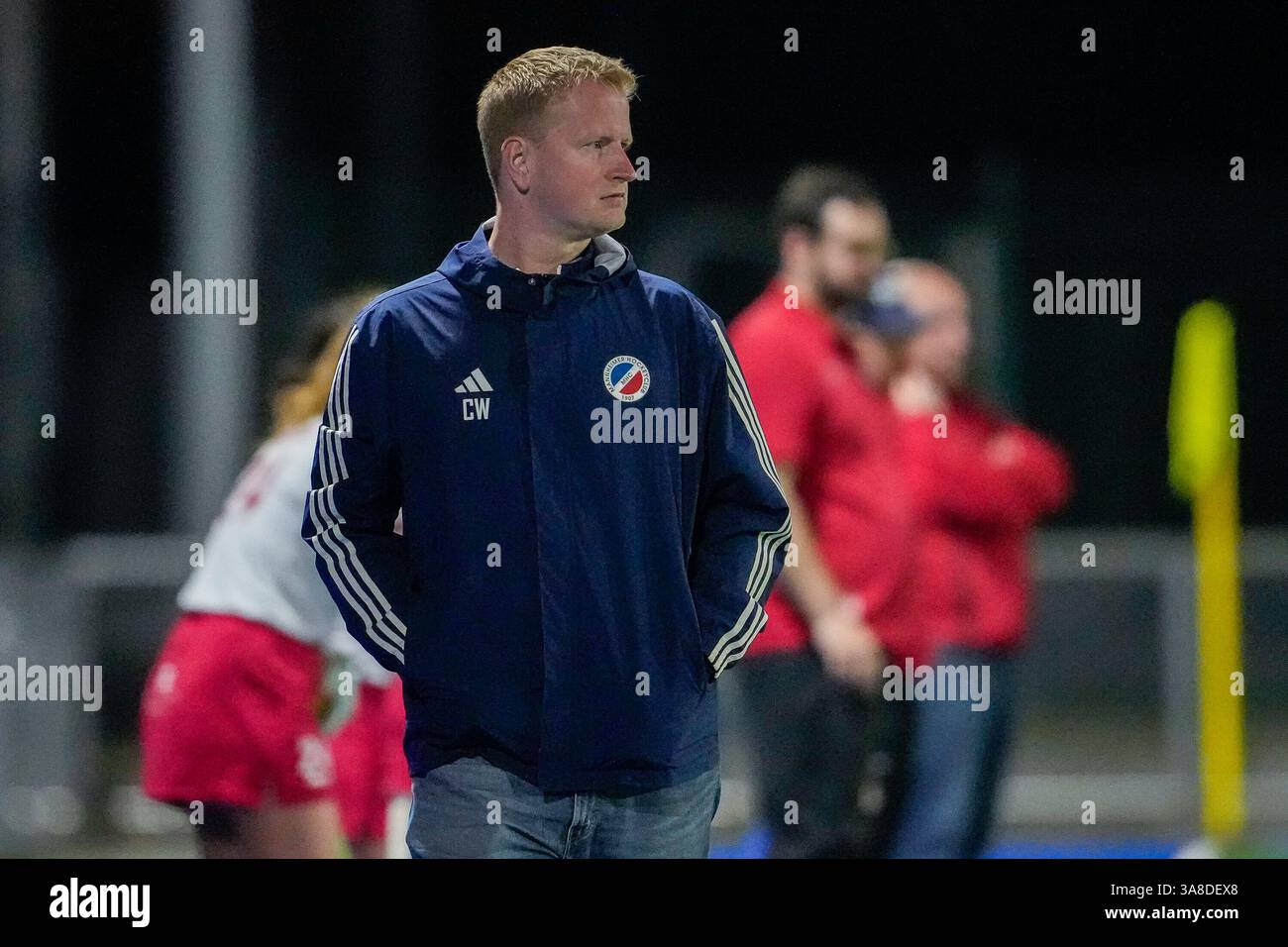 Mannheim, Deutschland. 28th Mar, 2025. Christian Wittler (Trainer ...