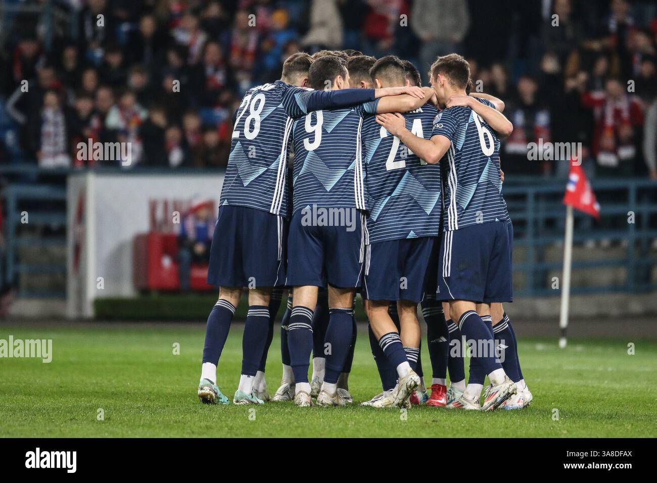Krakow, Poland. 28th Mar, 2025. football 2024 2025 Betclic 1 Liga Wisla ...