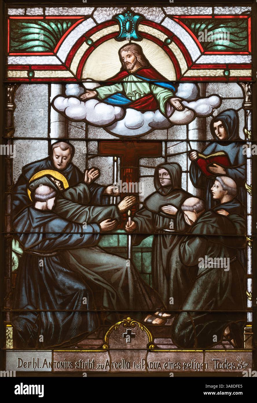 VIENNA, AUSTIRA - JUNI 17, 2021: The St. Anthony of Padua on the ...