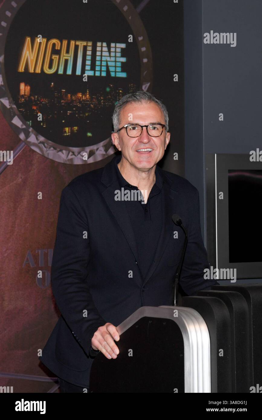 New York, USA. 28th Mar, 2025. President of ABC News, Almin ...