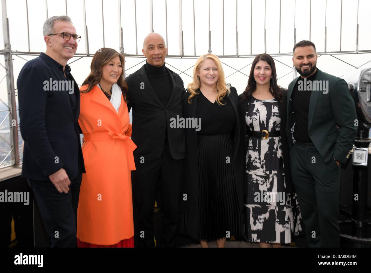 New York, USA. 28th Mar, 2025. (L-R) Almin Karamehmedovic, Juju Chang ...