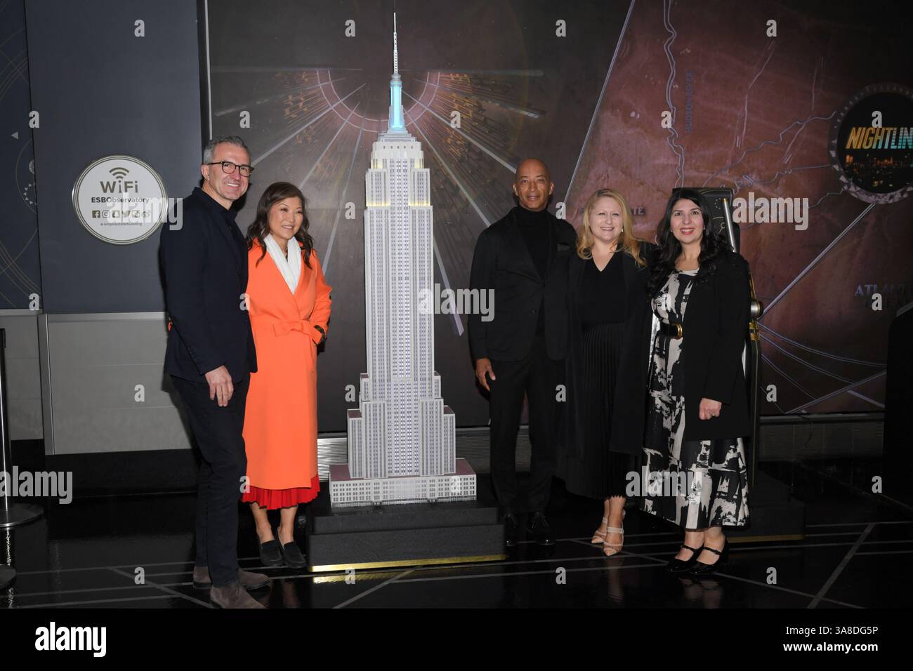 New York, USA. 28th Mar, 2025. (L-R) Almin Karamehmedovic, Juju Chang ...