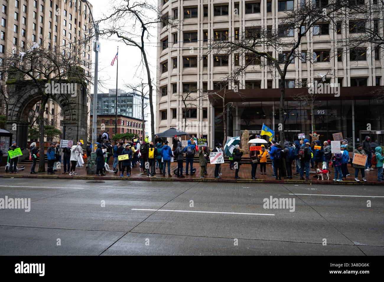 Seattle, USA. 28th Mar 2025. The ongoing Federal Friday Henry M ...