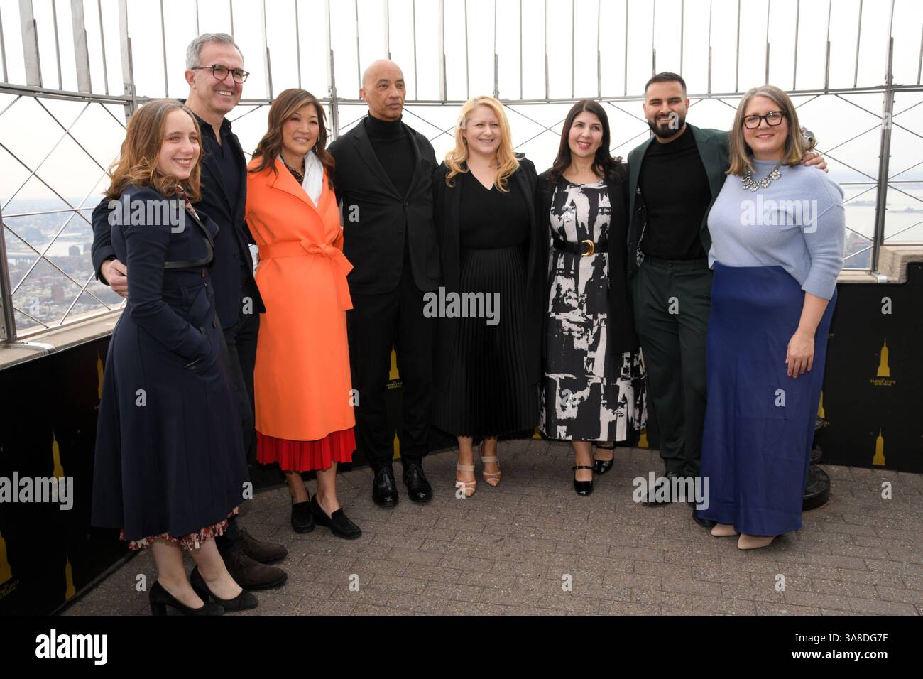 New York, USA. 28th Mar, 2025. (2L-R) Almin Karamehmedovic, Juju Chang ...