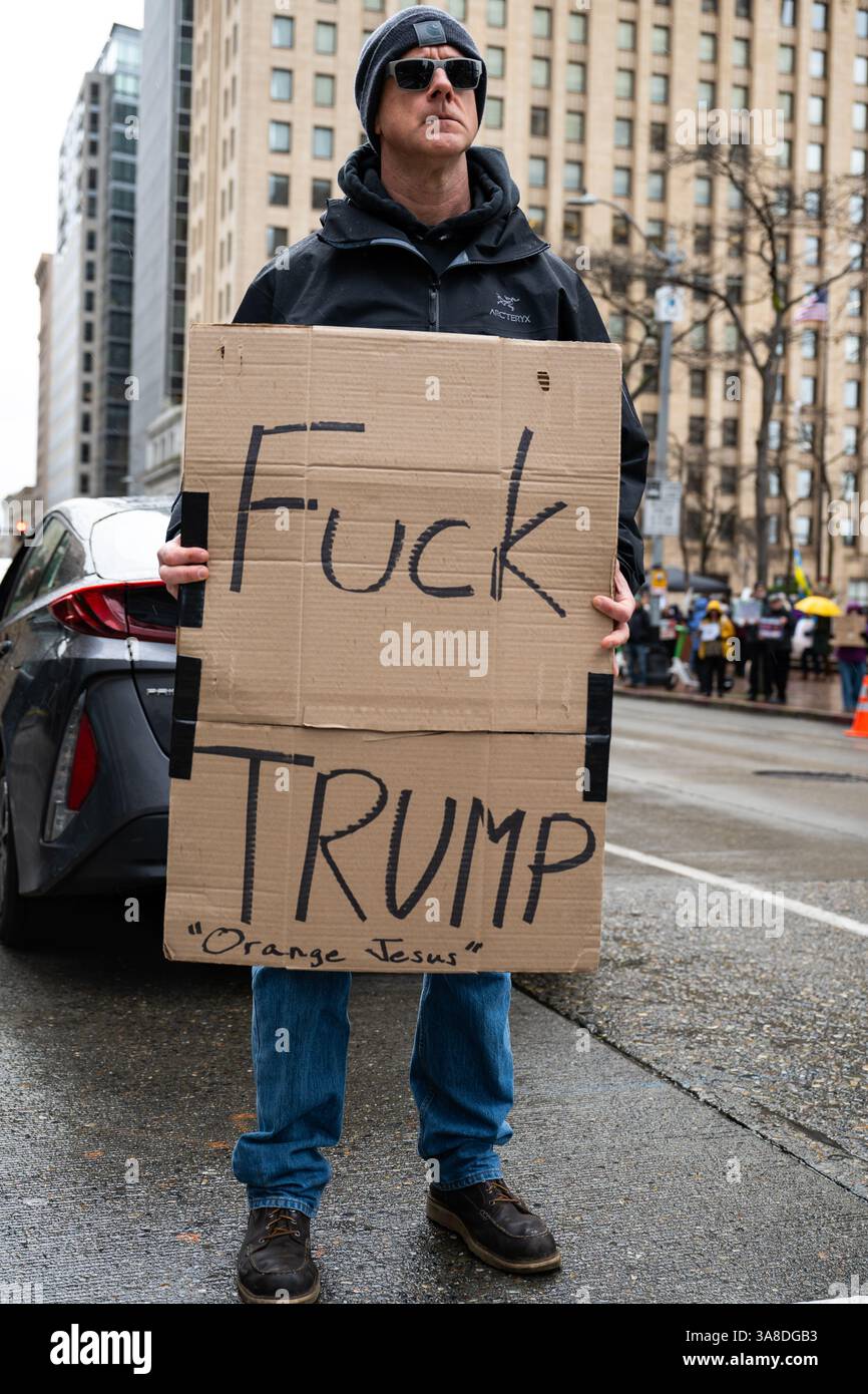 Seattle, USA. 28th Mar 2025. The ongoing Federal Friday Henry M ...