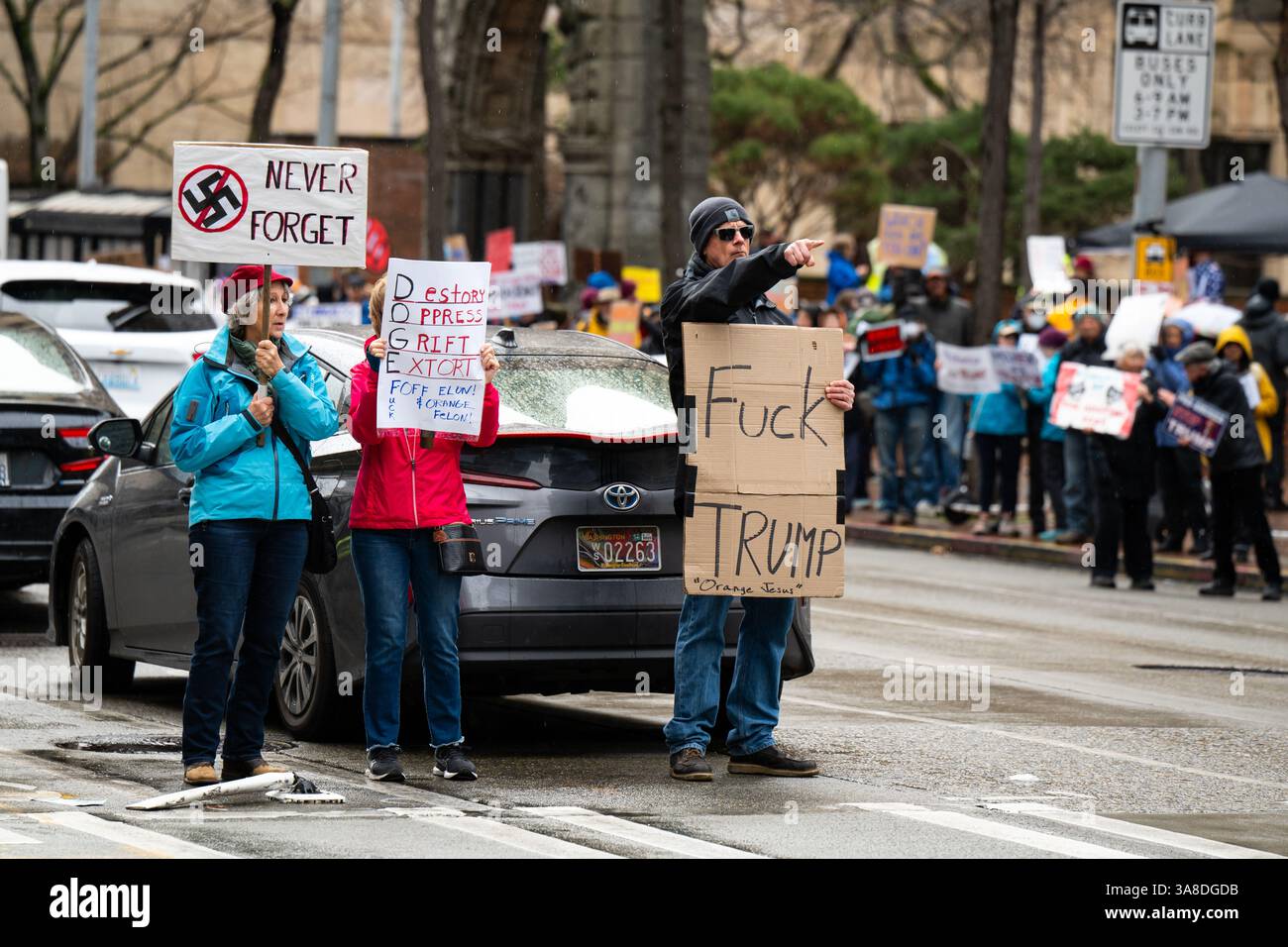 Seattle, USA. 28th Mar 2025. The ongoing Federal Friday Henry M ...