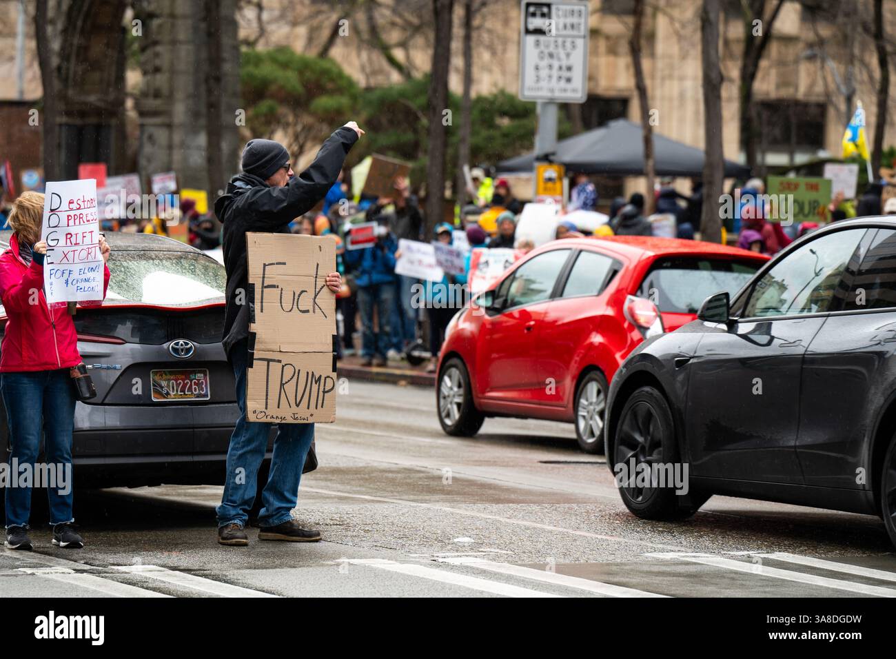 Seattle, USA. 28th Mar 2025. The ongoing Federal Friday Henry M ...