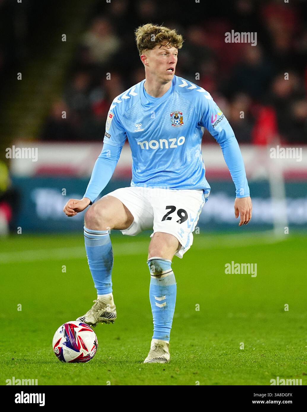 Coventry City's Victor Torp during the Sky Bet Championship match at ...