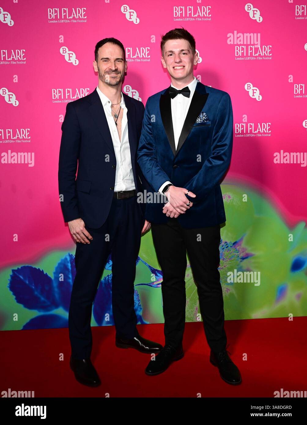 LONDON, UK. 28th Mar, 2025. Diego Scerrati, Liam Calvert attended A ...