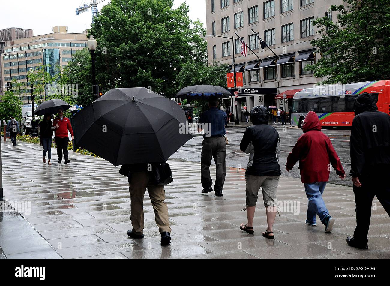 WASHINGTON D C/District of Columbia/USA./ 10 .May. 2019/Rain stromy ...