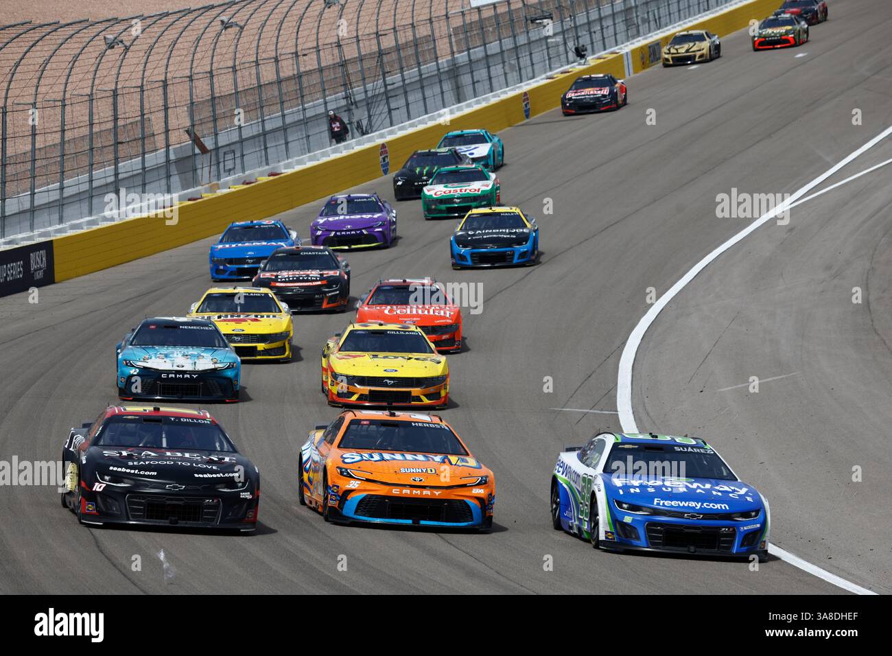 Las Vegas, Nv, USA. 16th Mar, 2025. TY DILLON (10) of Welcome, NC ...