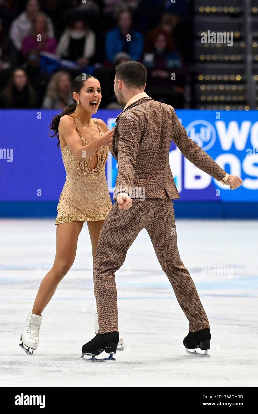 March 28, 2025, Boston, Mass: Lilah Fear and Lewis Gibson of Great ...