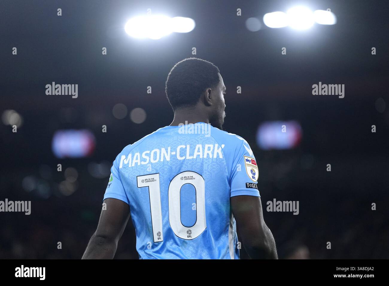 Coventry City's Ephron Mason-Clark during the Sky Bet Championship ...