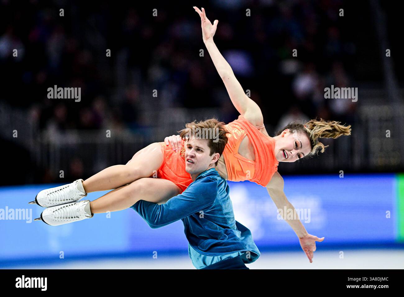 Boston, USA. 28th Mar 2025. Carolane SOUCISSE & Shane FIRUS (IRL ...